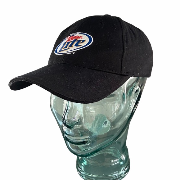 ACME | Accessories | Miller Light Cap Dad Hat Beer Black 0 Cotton ...